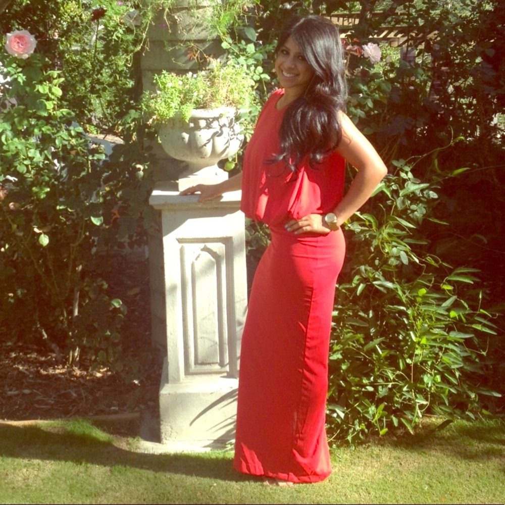 Formal Red Dress - Gem